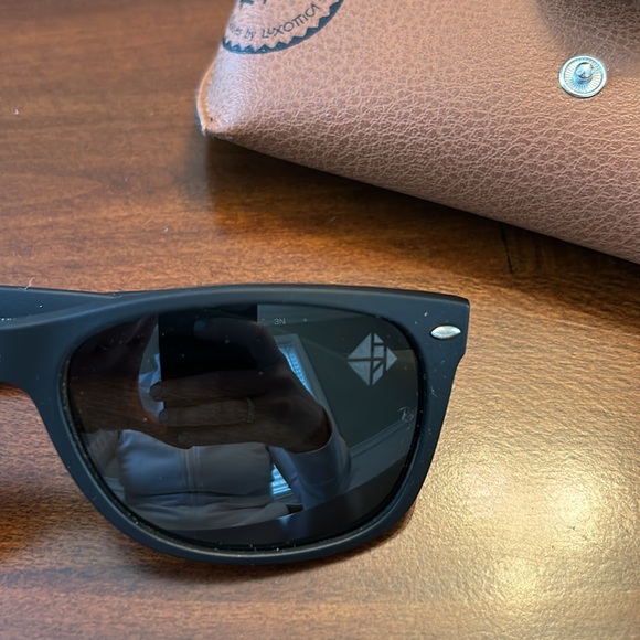 Ray-Ban | Accessories | Rayban Matte Black Wayfarer | Poshmark
